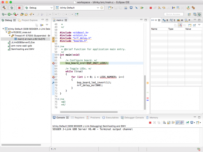 久々に Nordic nRF52 を触ってみる（GCC + Eclipse 編） • IoT ソフトウェア設計のファームロジックス [相模原]